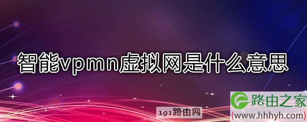 智能vpmn虚拟网是干嘛用的 - 路由器大全
